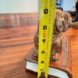 Accents | Vintage Bulldog Smoking Cigar Dog Sculpture Ceramic Figurine ...